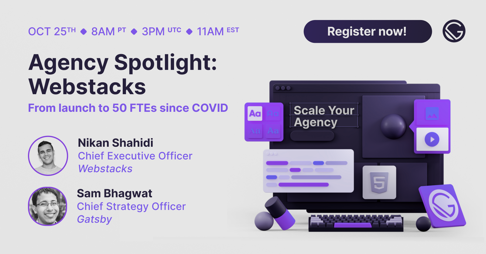 Webinar | Agency Spotlight: Webstacks | Gatsby