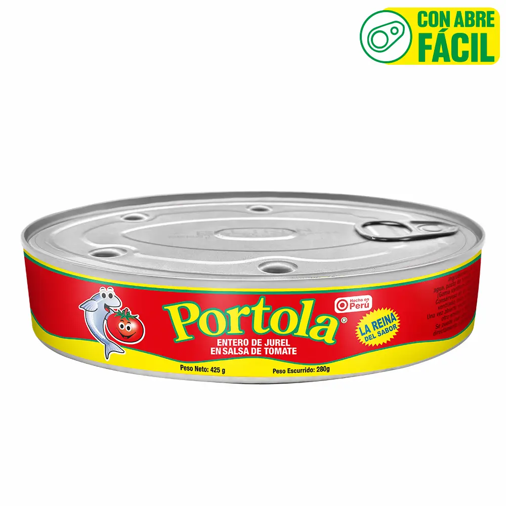 Oval Entero De Jurel En S/Tomate Portola X 425 Gr Caja X 6 Uni