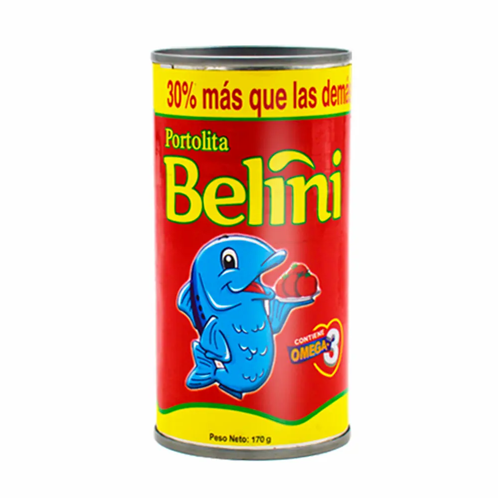 Sardina Peruana Entera En S/Tomate Tinapa Belini Caja X 170 Gr X 10 Uni