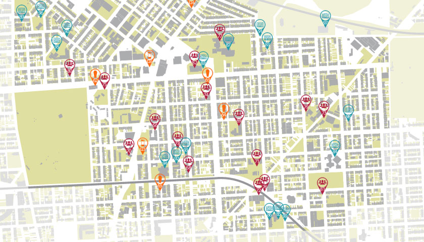 East North Avenue Communities Map & Atlas | The Neighborhood Design Center