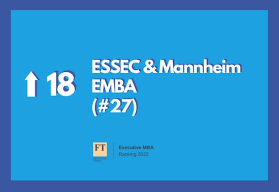 Rising through the Ranks: ESSEC & Mannheim EMBA Reaches New Heights on Financial Times List ...