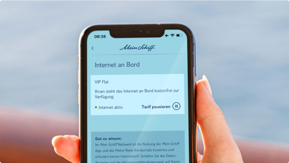 Sie sind nicht mit dem Schiffsnetzwerk verbunden