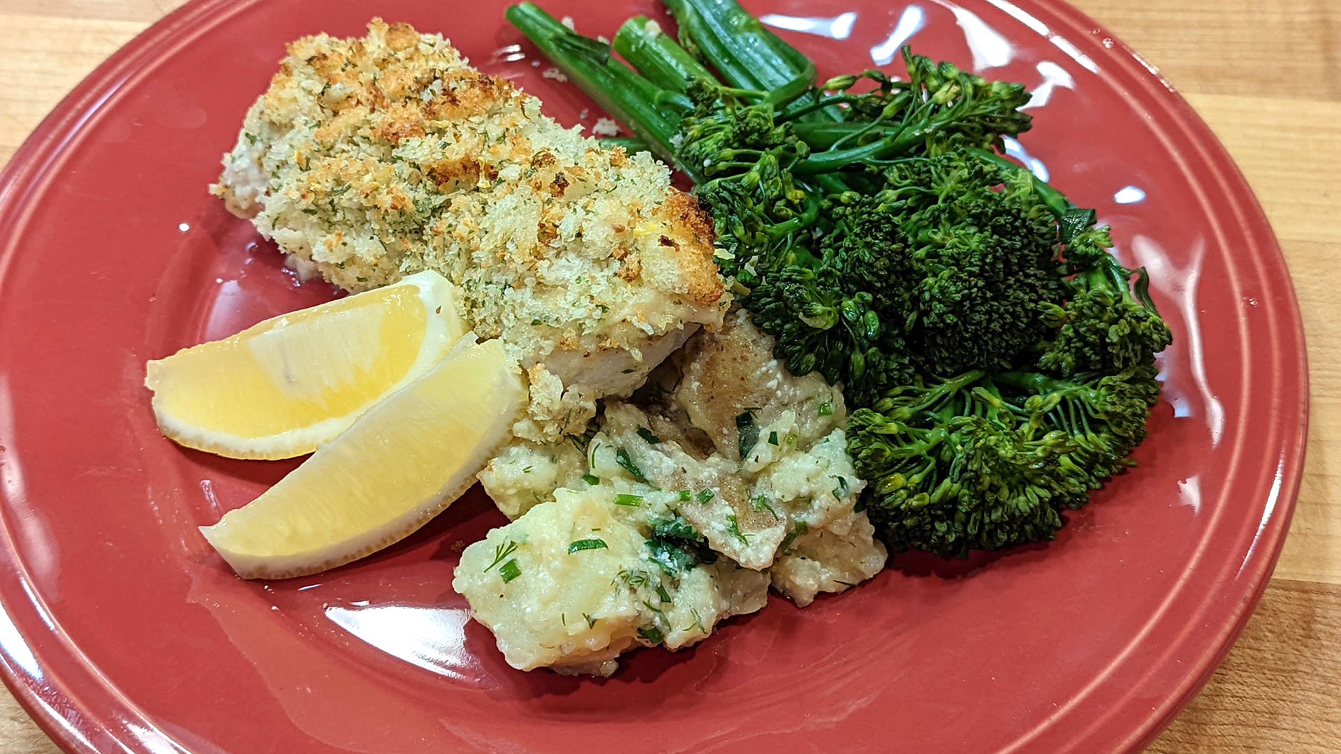"Dijon-aise" Fish with Big Breadcrumbs and Warm Ranch Potatoes ...