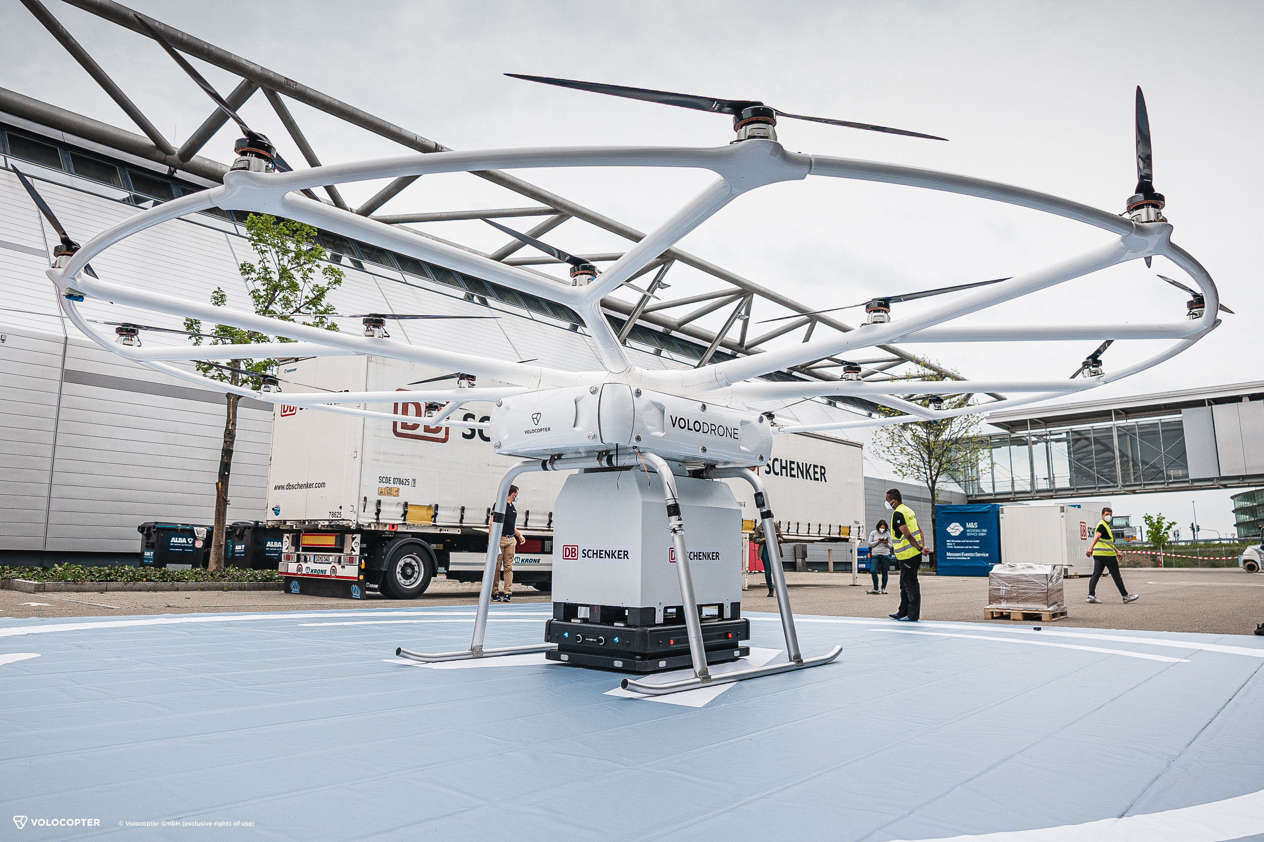 First Blueprint for VoloDrone Logistics Operations