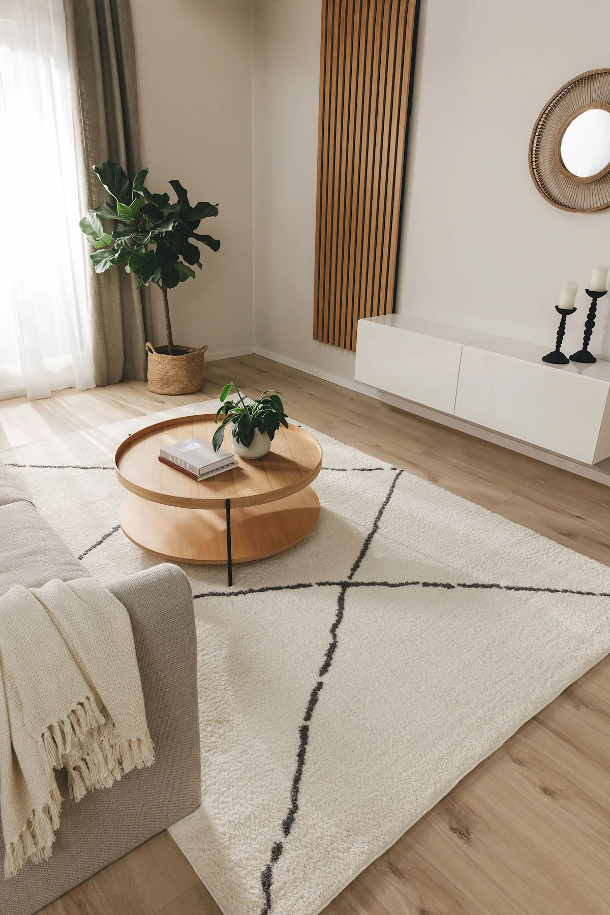 How to style rugs with a Berber look