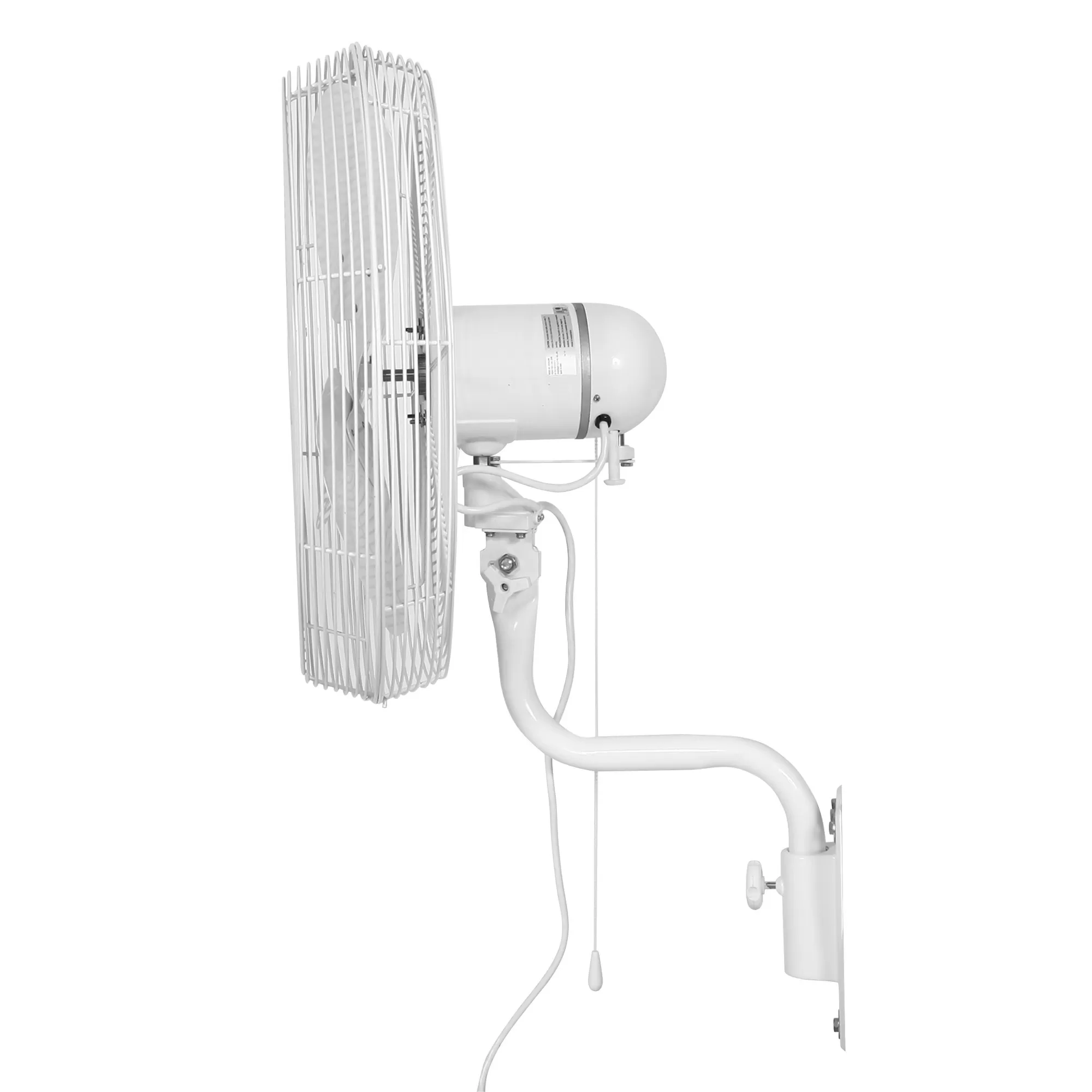 Durafan® Indoor/Outdoor Oscillating Wall Mount Fan - 24", White | FBN