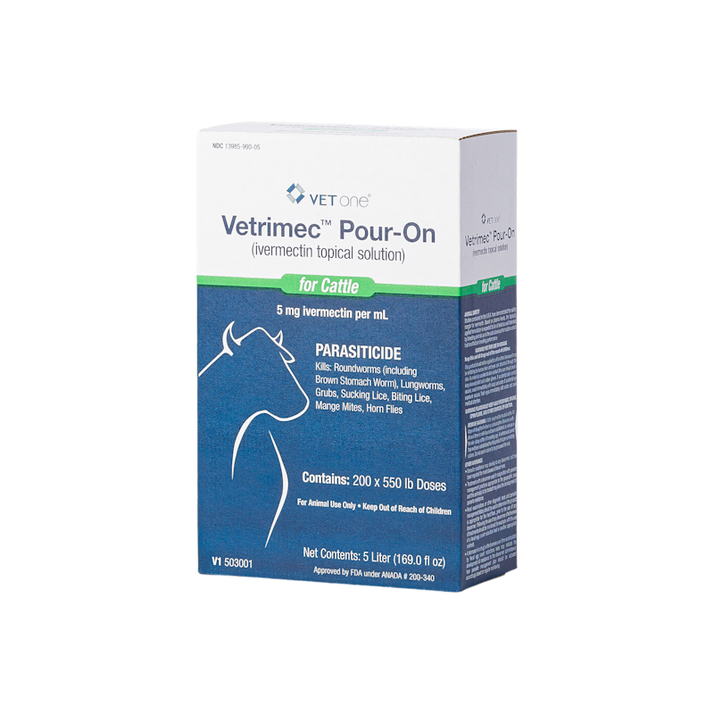 Vetrimec Pour-On for Cattle, 5 L | FBN