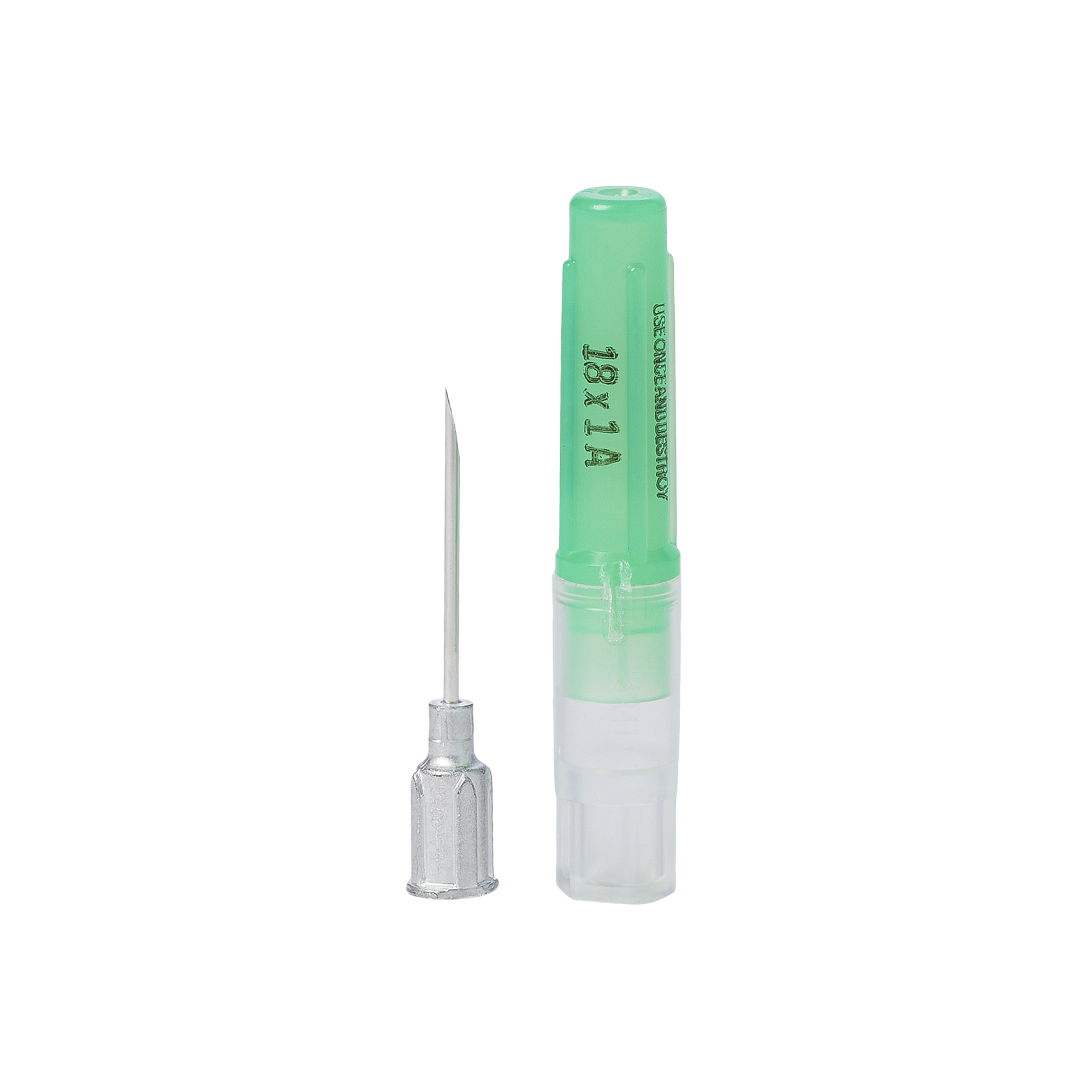 18G X 1" Aluminum Hub Needle, 100 Count | FBN
