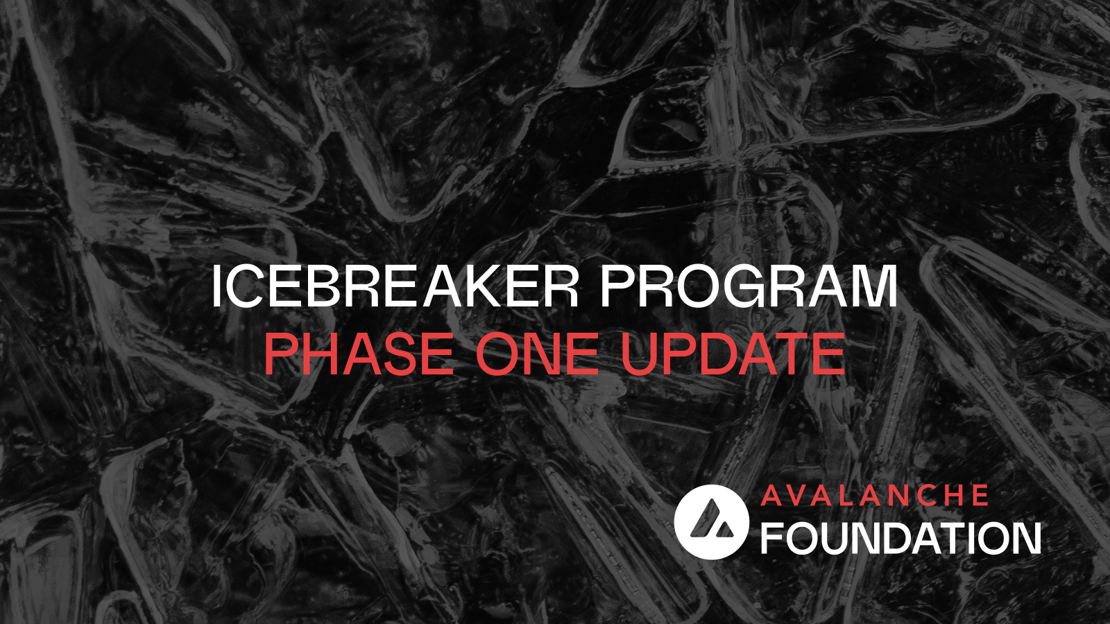 Icebreaker Program: Phase One Update | Avax.network