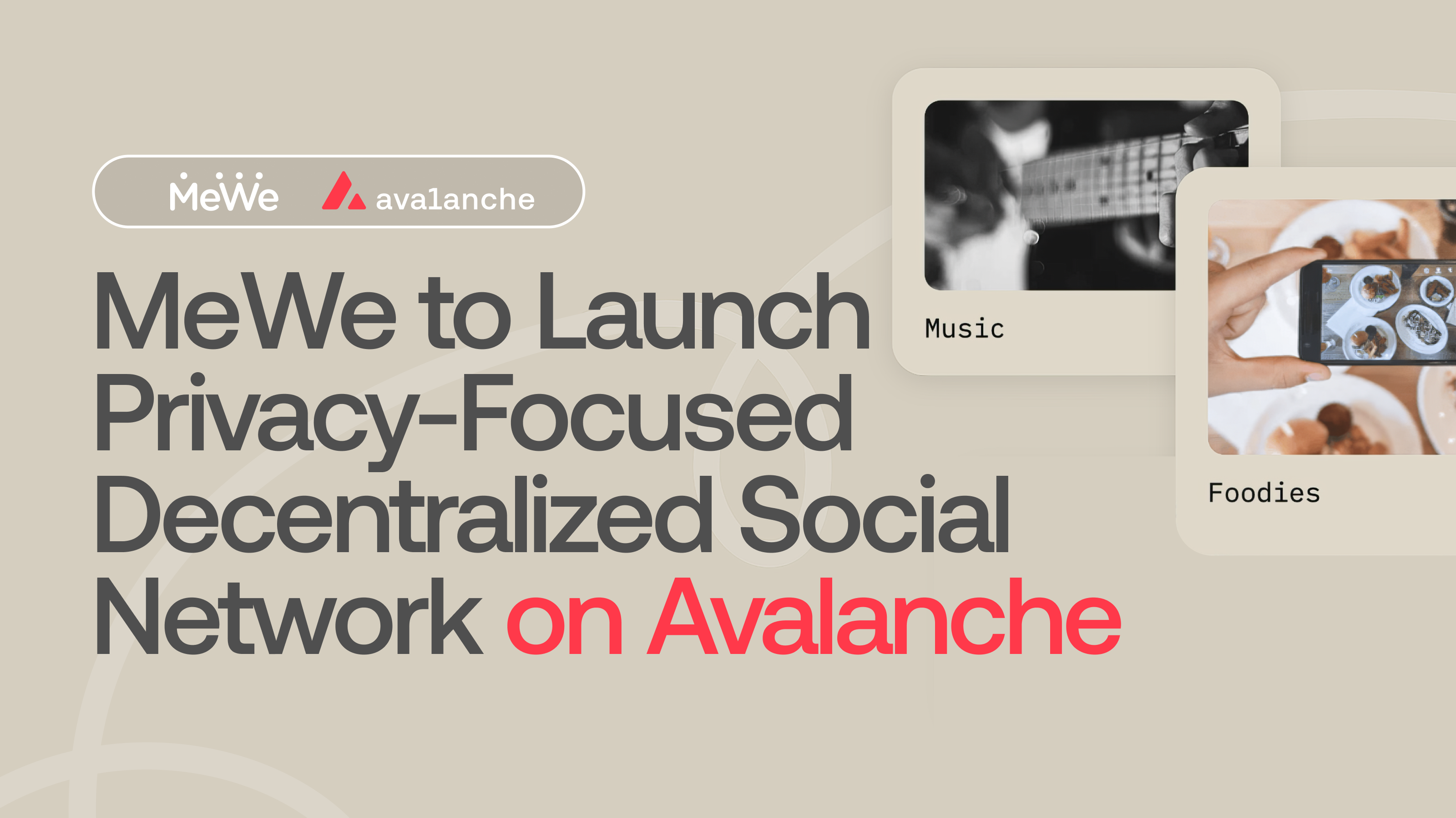 MeWe to Launch Privacy-Focused Decentralized Social Network on Avalanche | Avax.network