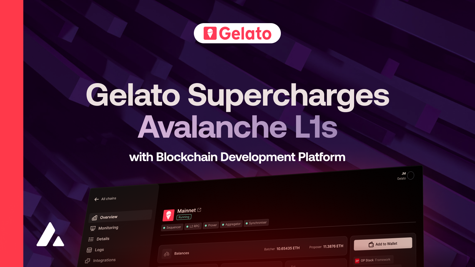 Gelato Expands Its Developer Platform to Offer Avalanche Layer 1 (L1) Blockchain-As-A-Service ...