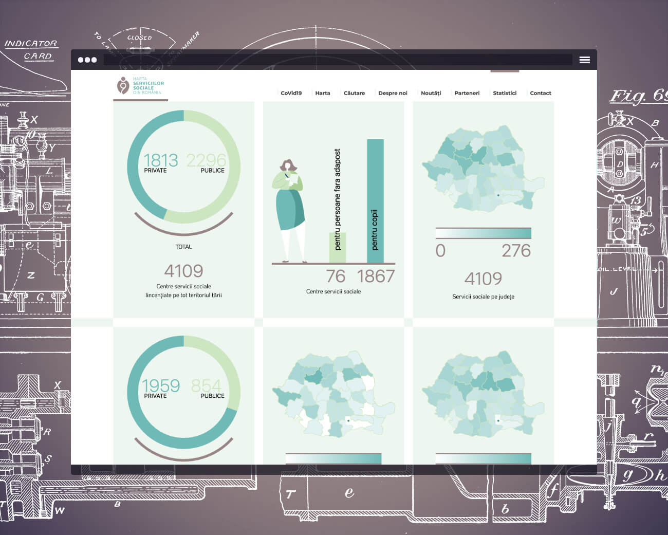 Social Services Map | Cezar Neaga