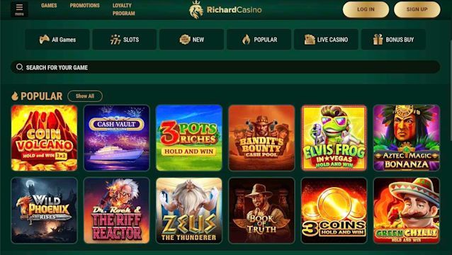 Richard Casino Review 2024 - Up to NZ$5,000 + 300 FS ⭐
