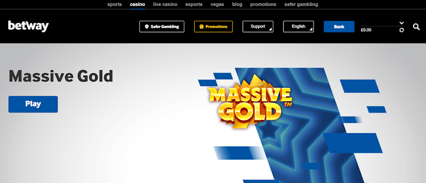 Betway Casino Review UK 🏆 Stake £10 for 125 free spins