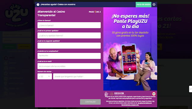 Reseña de PlayUZU Casino México 🎖️ Bono de 80 giros gratis