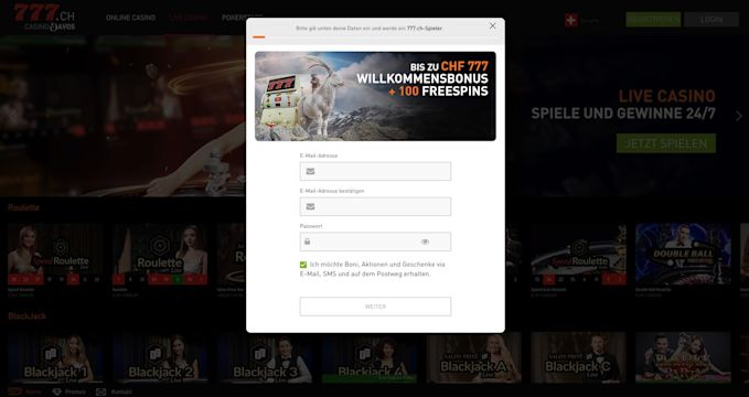 Casino777 Erfahrungen 2024 🎯 Bonus CHF 777 + 100 FS