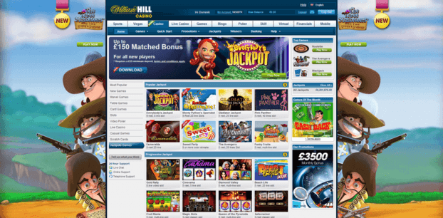 William Hill Online Casino Review 2024 - Get a £150 Bonus!