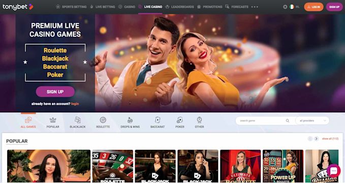 TonyBet Casino Review Ireland 2024 | Bonus up to €1100