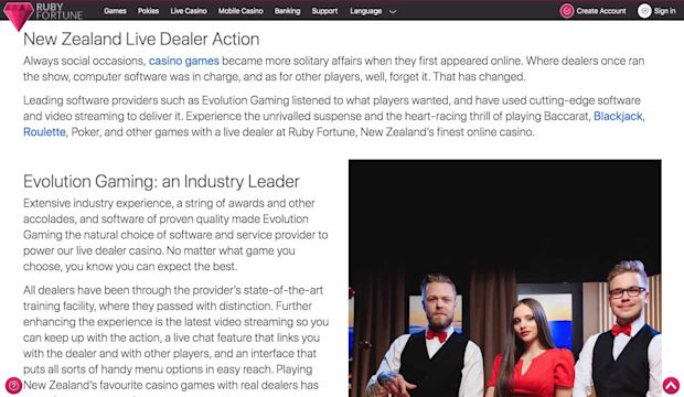 Ruby Fortune NZ Casino Review - NZ$750 Welcome Bonus ⭐