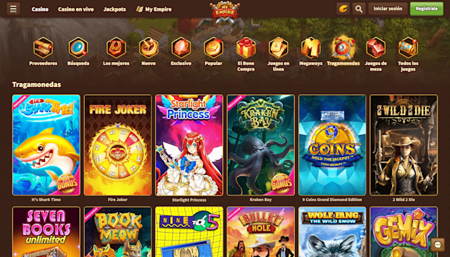 Reseña de MyEmpire Casino Chile🎖️ $680.000 + 300 Giros