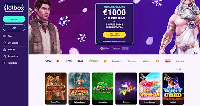 Slotbox Casino Review 2024 🥇 Up to €1,000 + 125 Free Spins