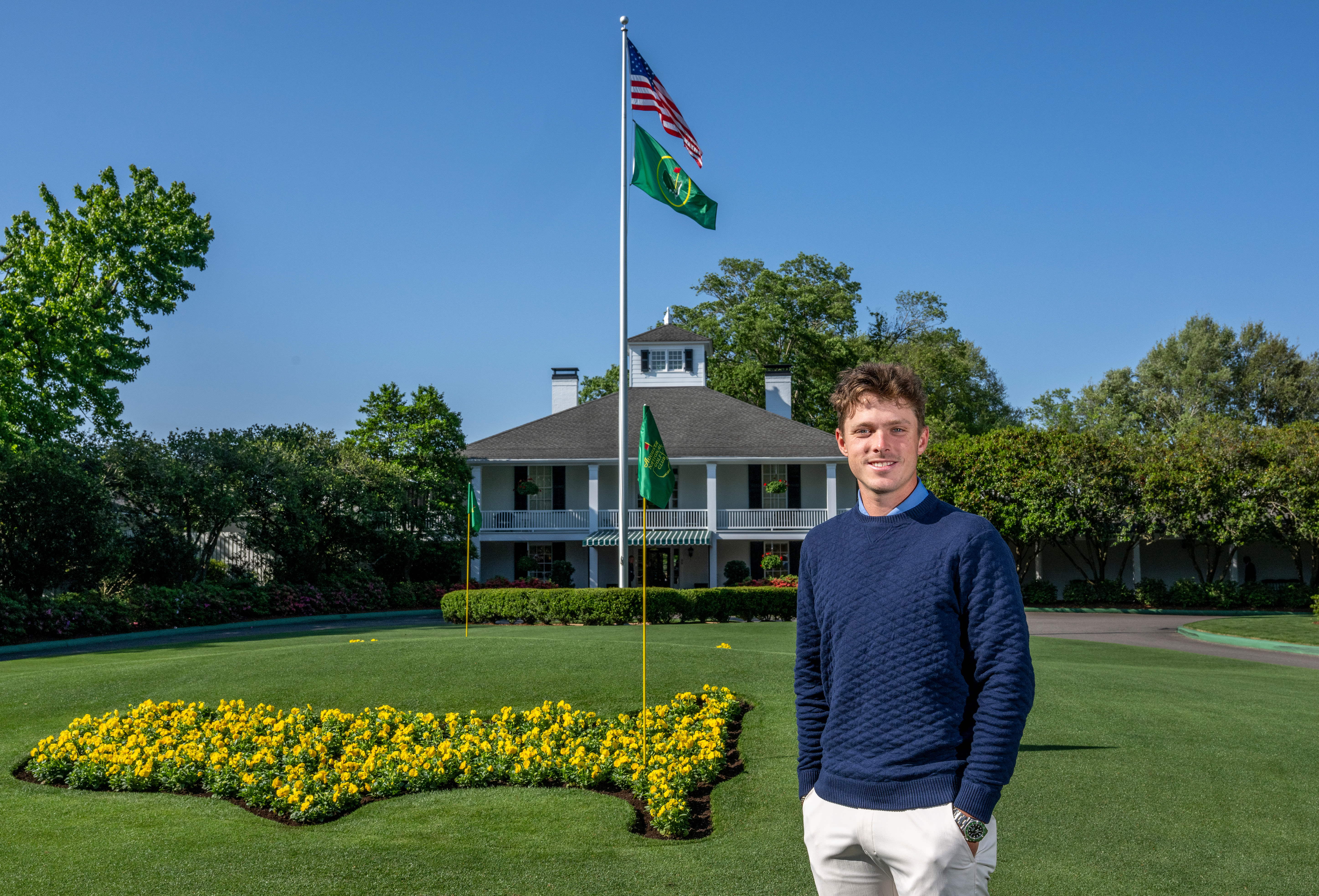 Justin Hastings fue el mejor de los amateurs en el Masters