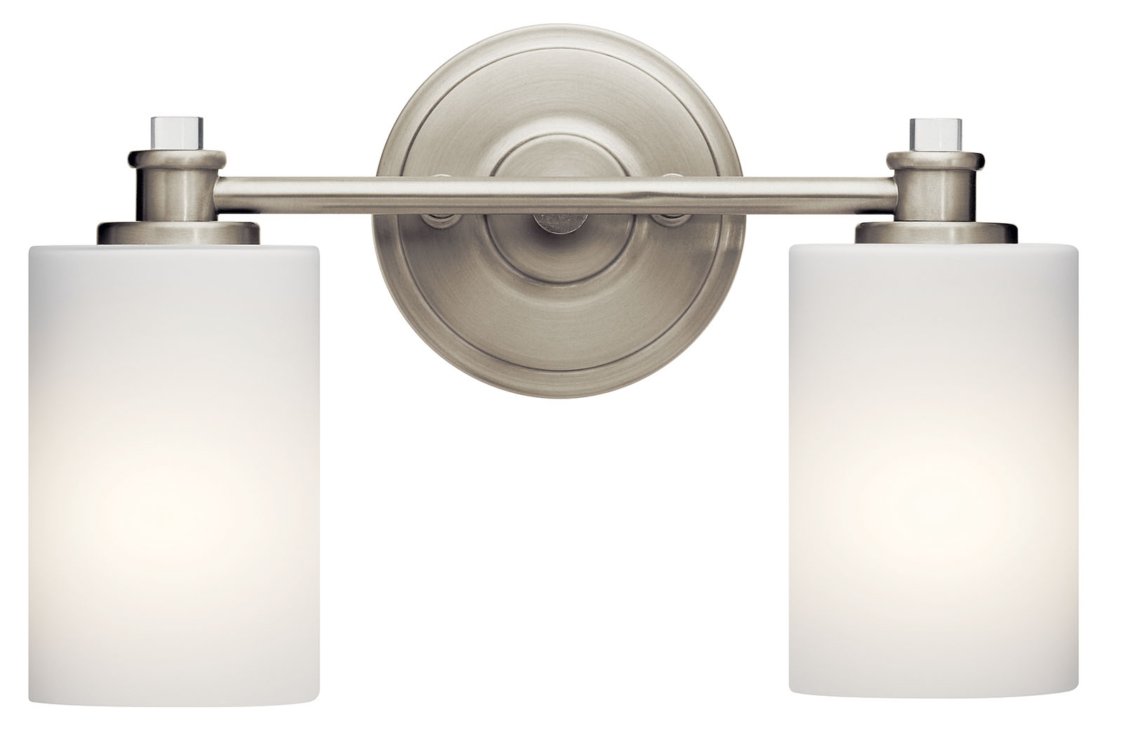 Joelson 14" 2 Light Vanity Light Nickel | Kichler Lighting