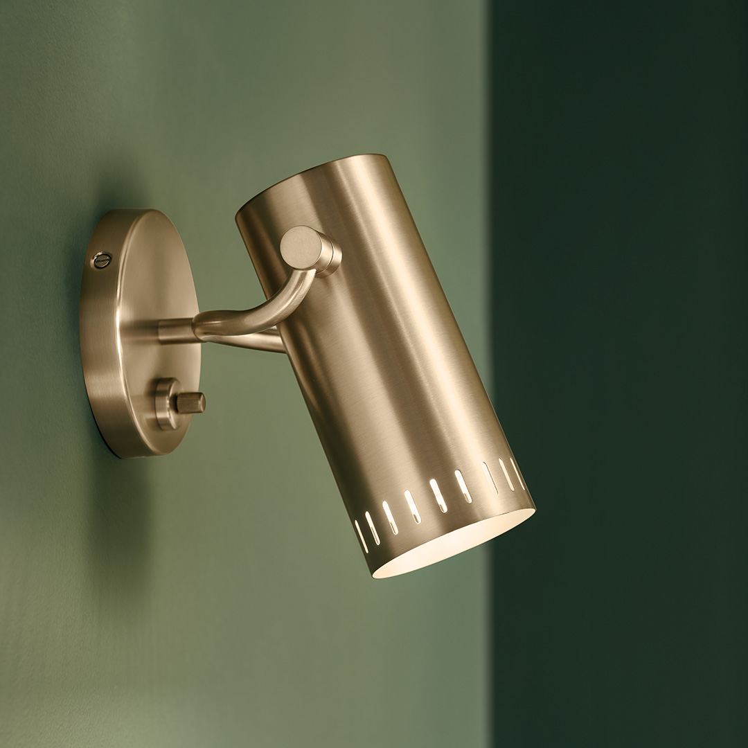 Ruehl 7.25" Wall Sconce in Champagne Bronze | Kichler Lighting