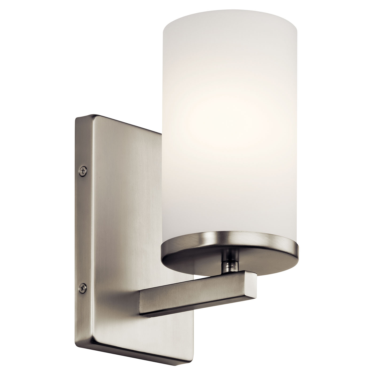 Crosby 1 Light Wall Sconce Nickel | Kichler Lighting
