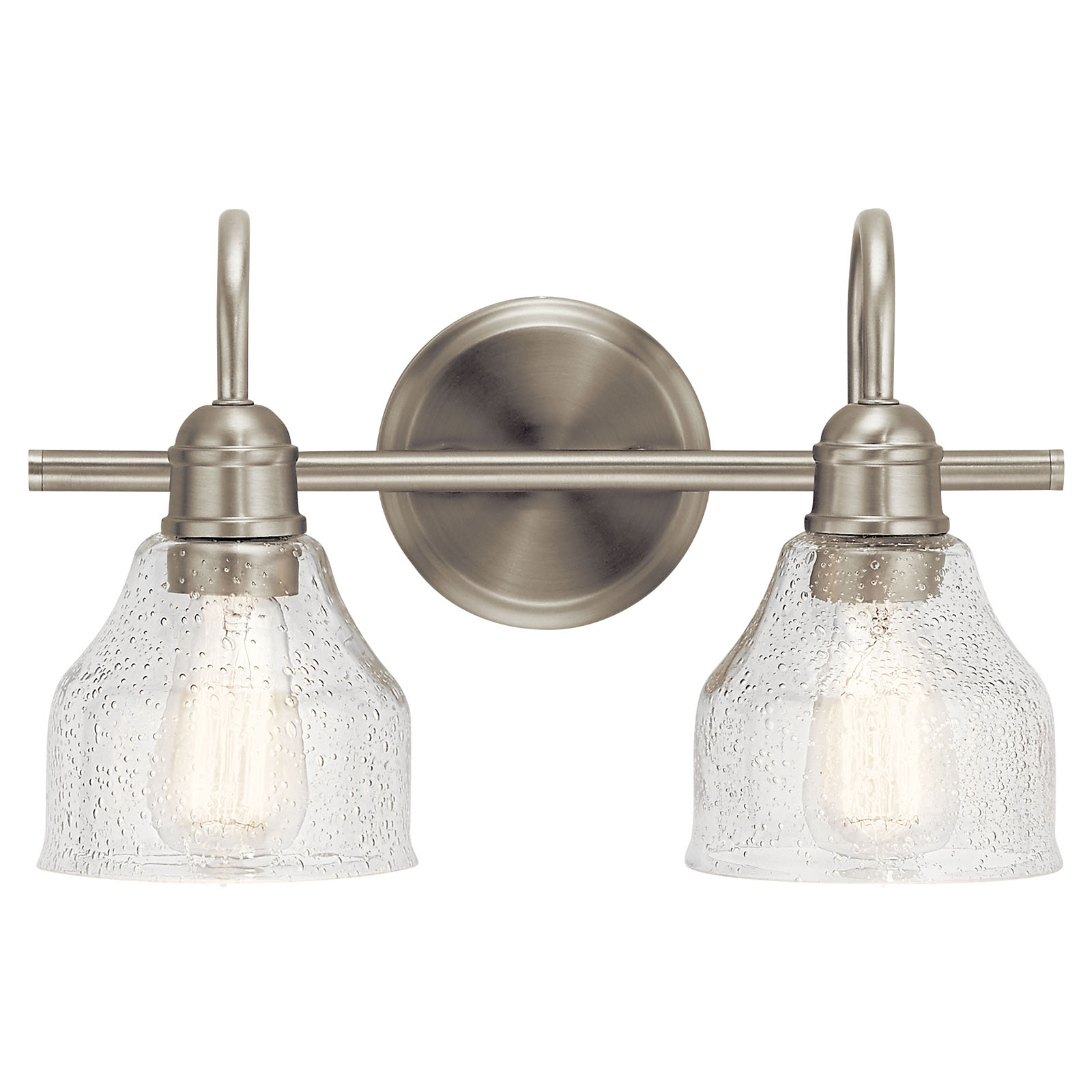 Avery 2 Light Vanity Light Brushed Nickel | Kichler Lighting