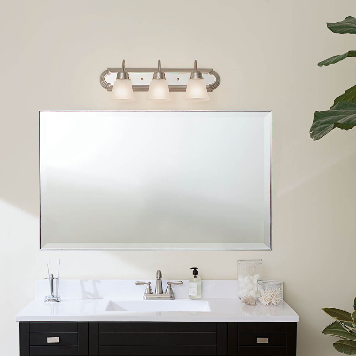 24" 3 Light Vanity Light Brushed Nickel | Kichler Lighting