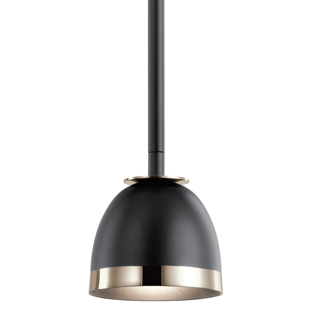 Baland™ LED 4" 1 Light Mini Pendant Black | Kichler Lighting