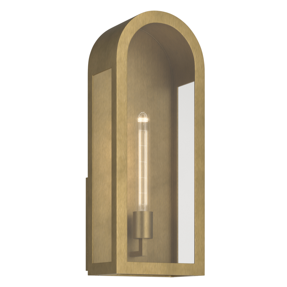 Marea 20.25" Outdoor Wall Light in Brass | Kichler Lighting