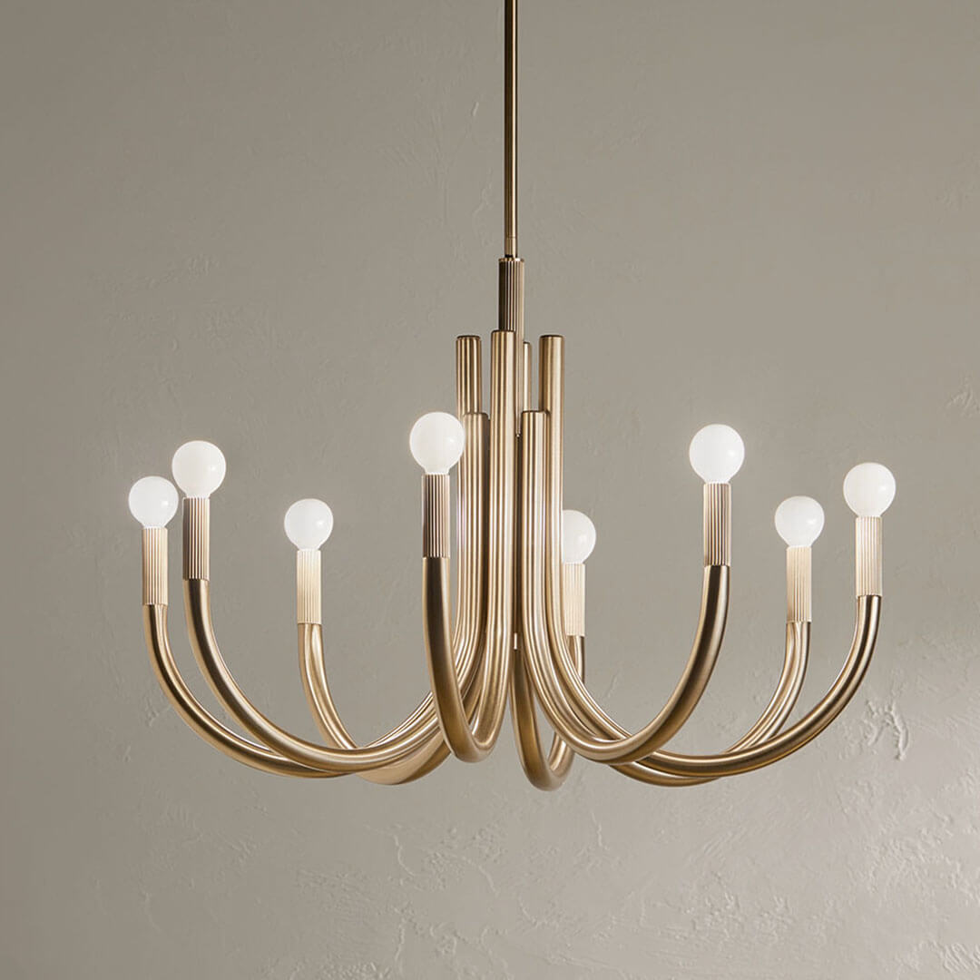 Odensa 29.25" 8 Light Chandelier Bronze | Kichler Lighting