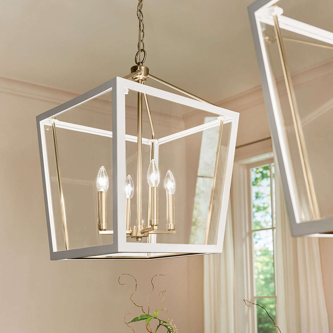 Delvin 24" 4 Light Pendant in Bronze | Kichler Lighting