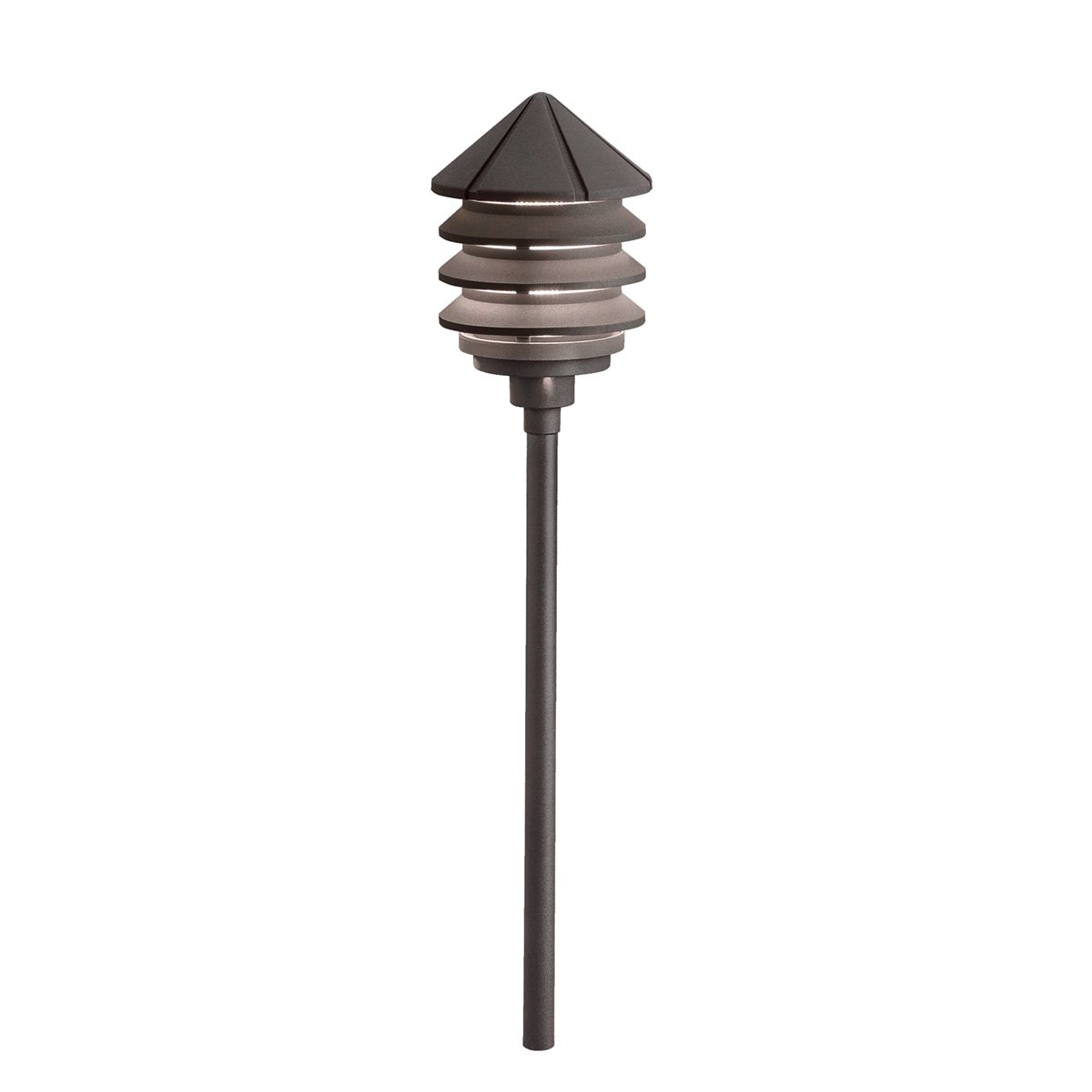 Three Tier 12V Path Light Bronze | Kichler Lighting