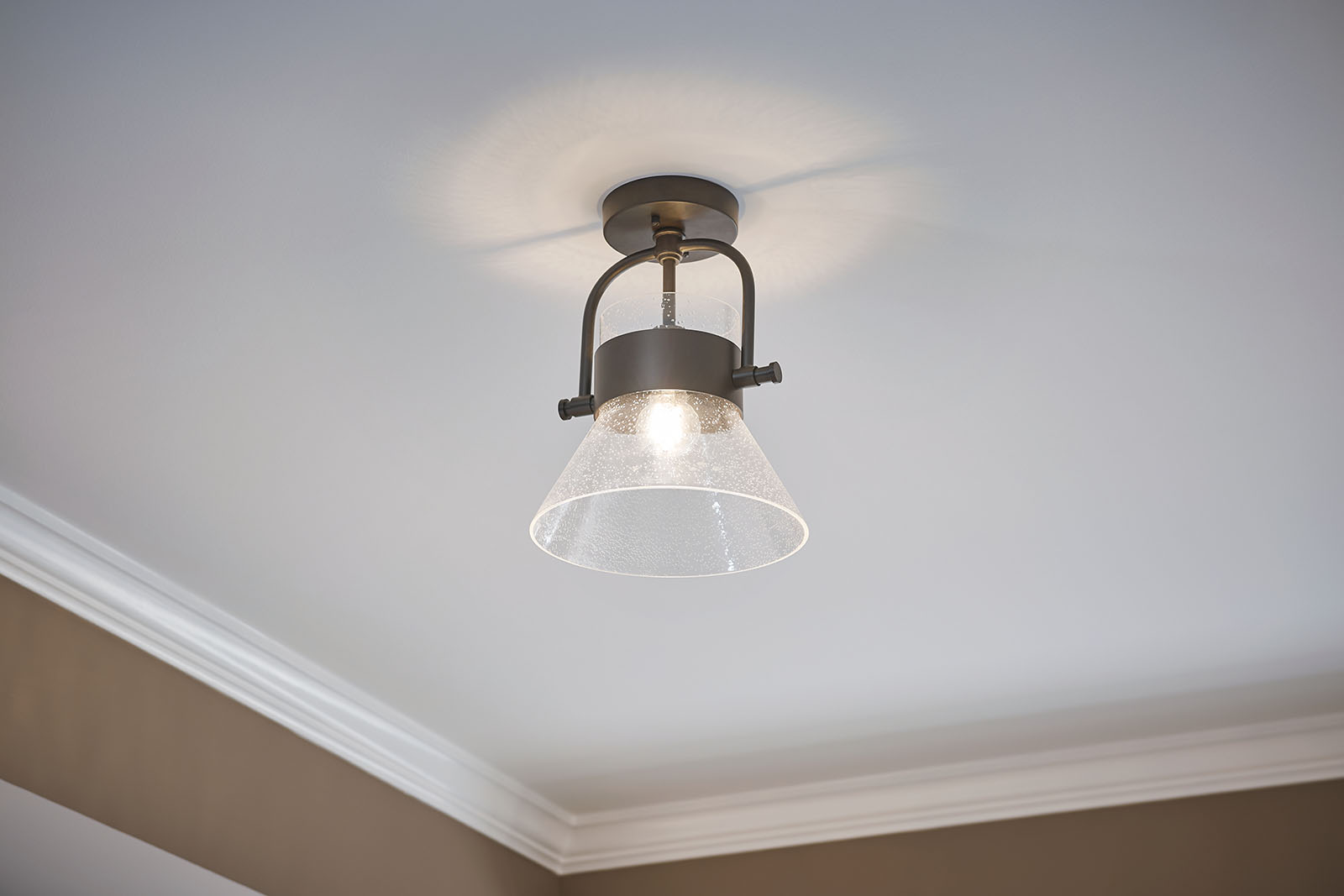 Aldean™ 1 Light Semi Flush Mount | Kichler Lighting