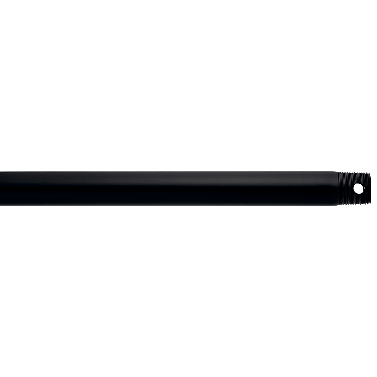 Dual Threaded 24" Downrod Satin Black | Kichler Lighting