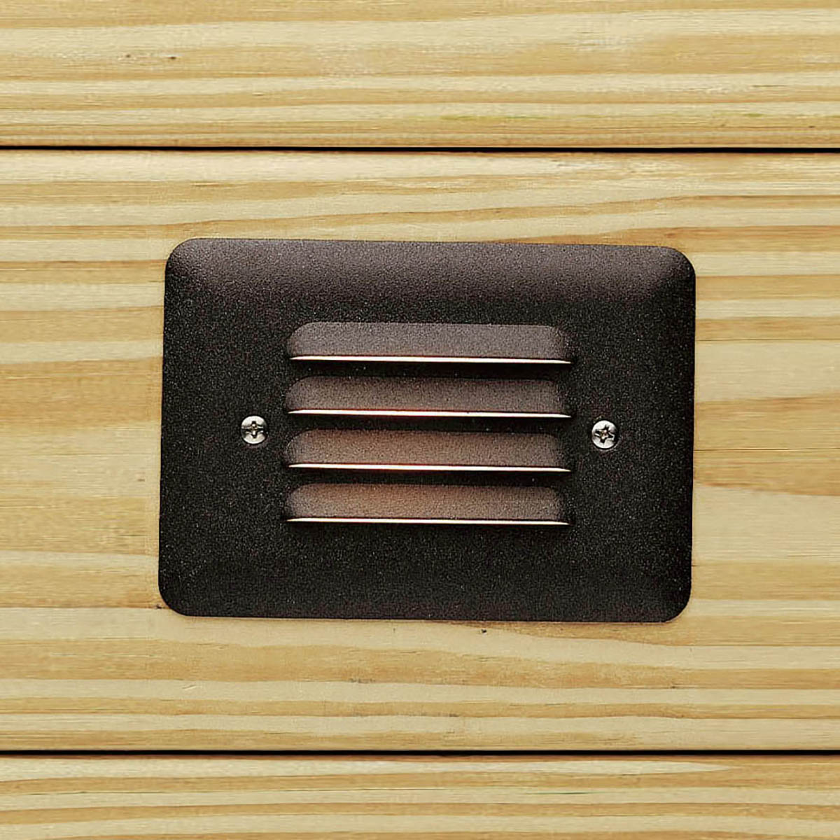 Mini Step Light (Louvers) 3000K Bronze | Kichler Lighting