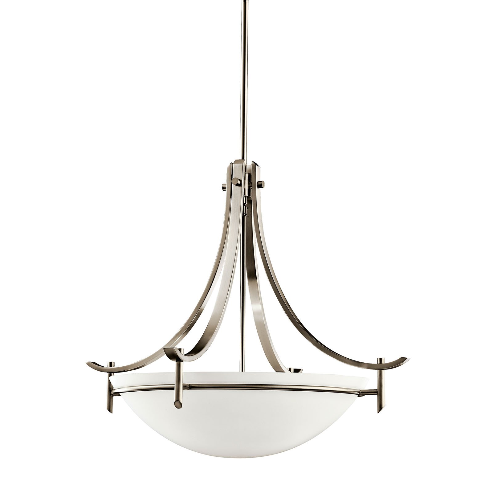 Olympia 3 Light Inverted Pendant Pewter | Kichler Lighting