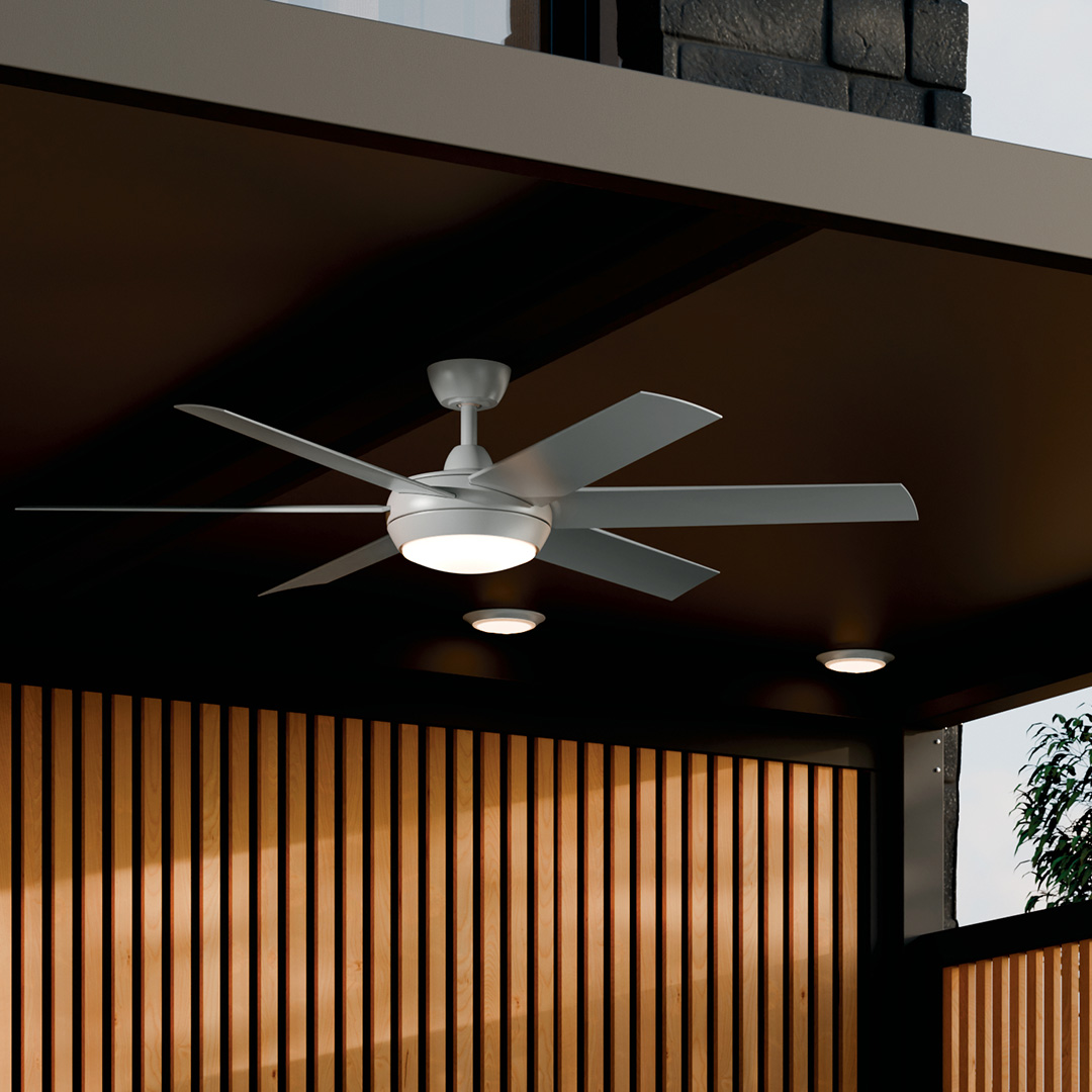 60" Mint Ceiling Fan in White | Kichler Lighting