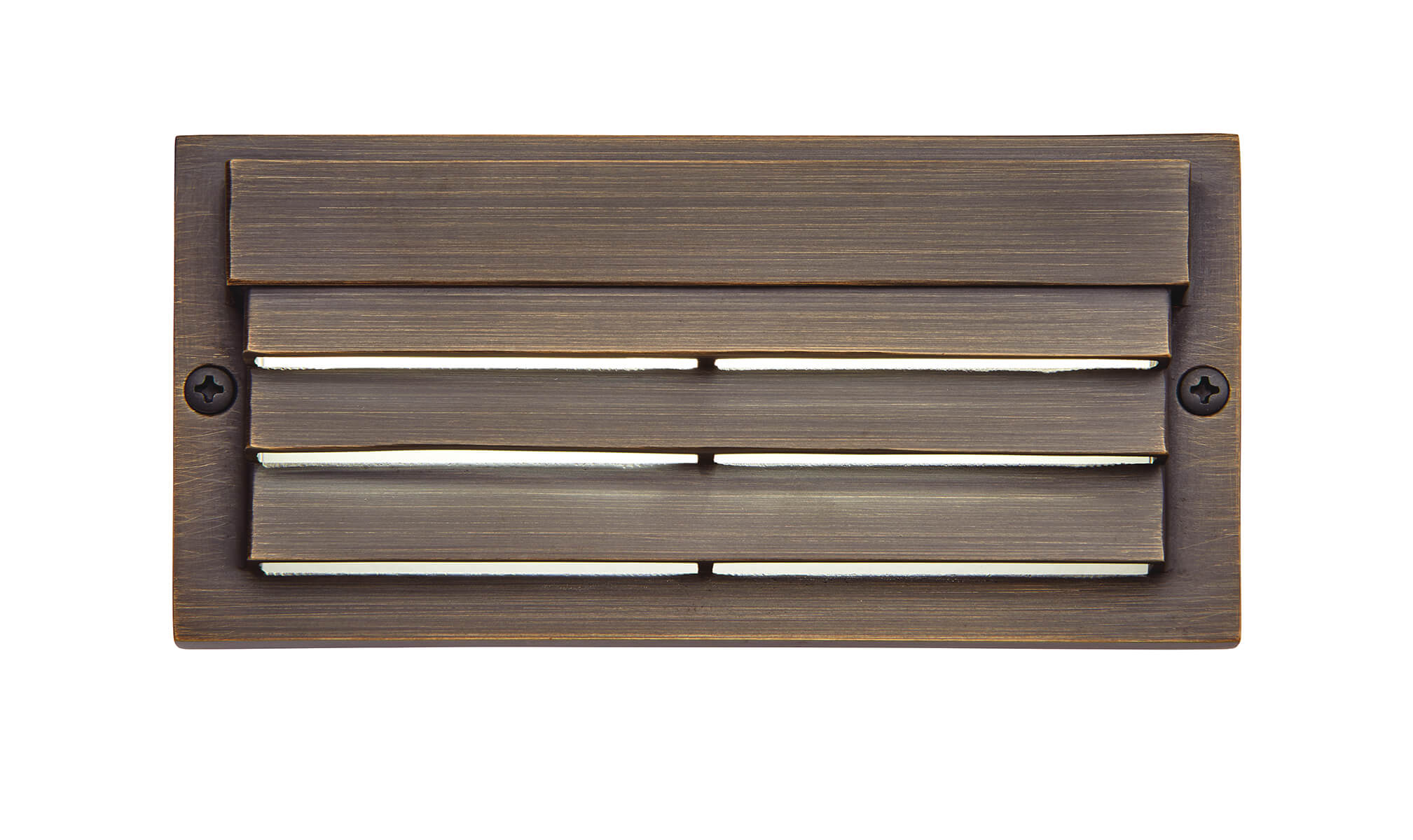 2700K Louvered Surface Step Light Brass | Kichler Lighting