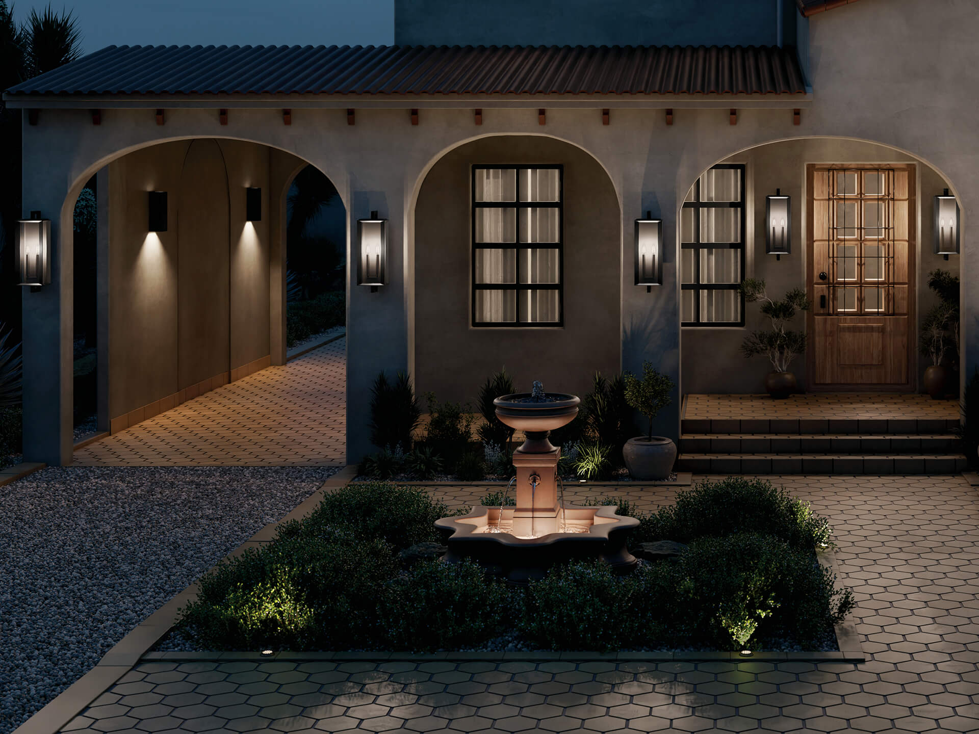 Mediterranean Style Exterior Lighting The Best Mission Light Fixtures