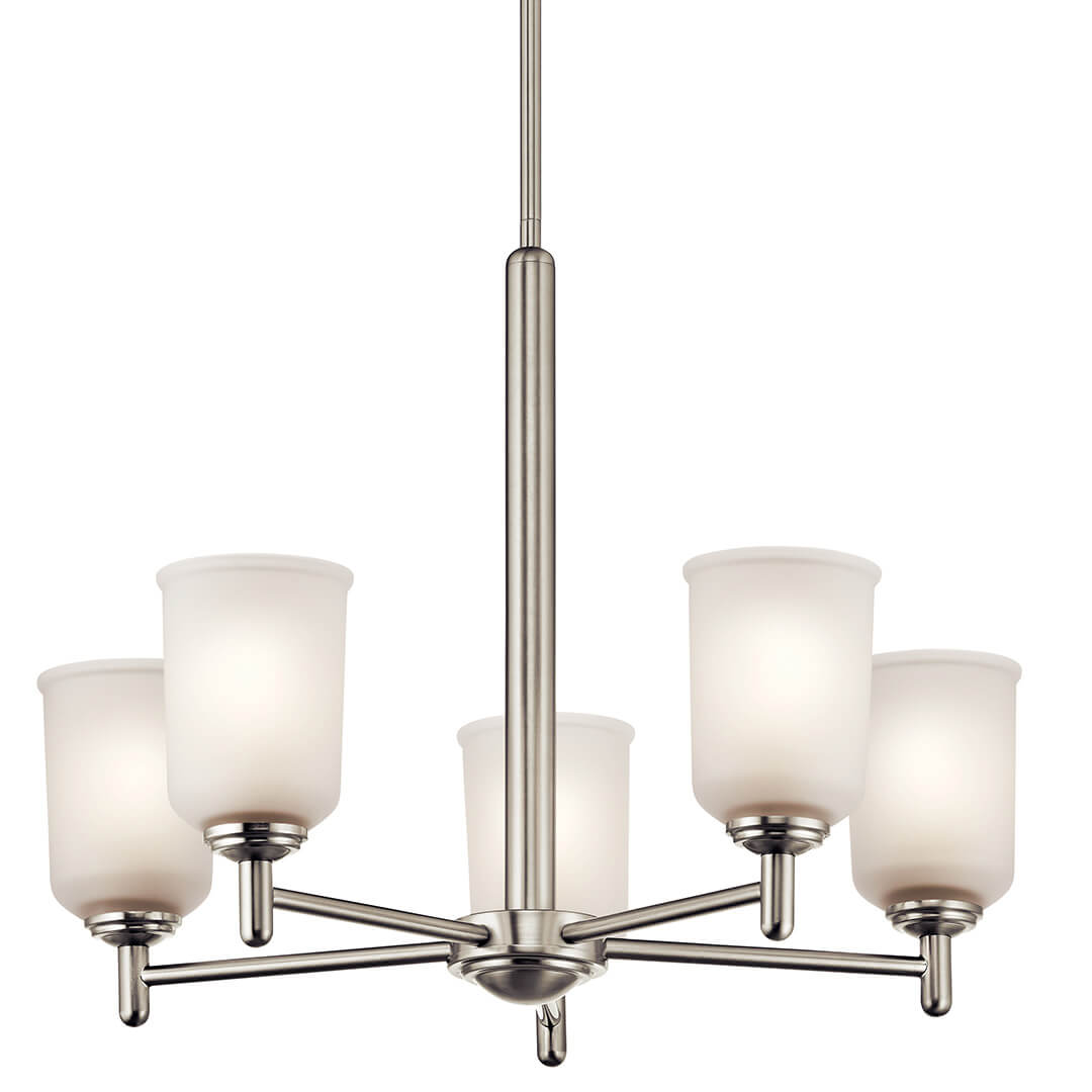 Shailene 23.75" 5 Light Chandelier in Nickel | Kichler Lighting