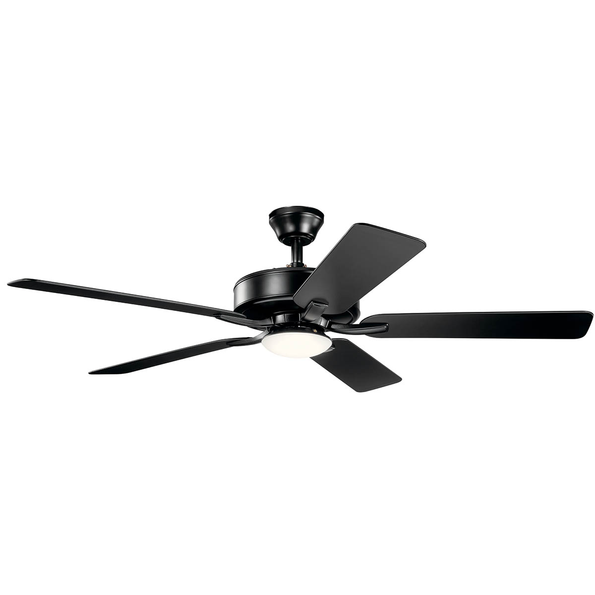 52" Basics Pro Designer LED Fan SatBlack | Kichler Lighting