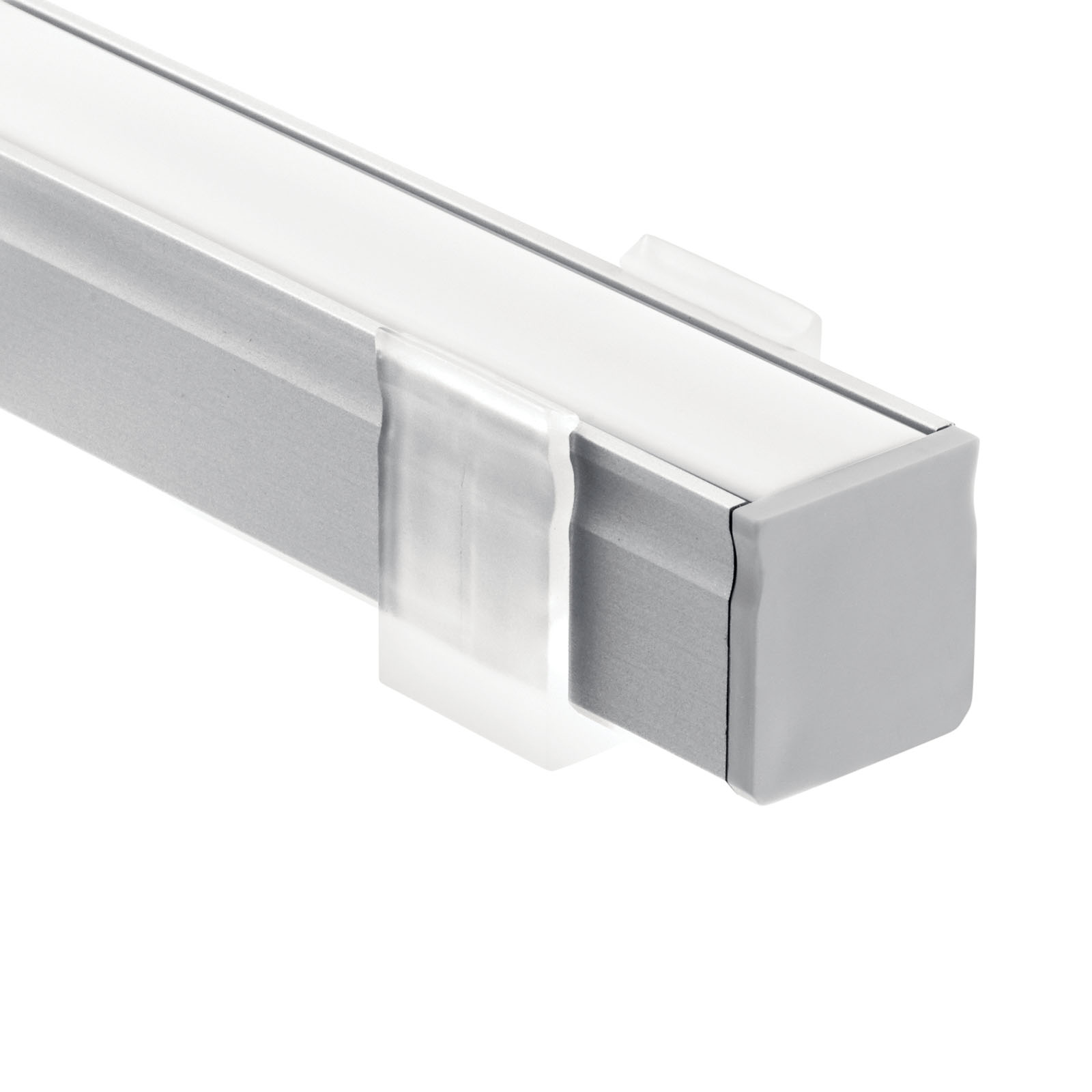 2' Kit Deep Well Surface Channel Silver | Kichler Lighting