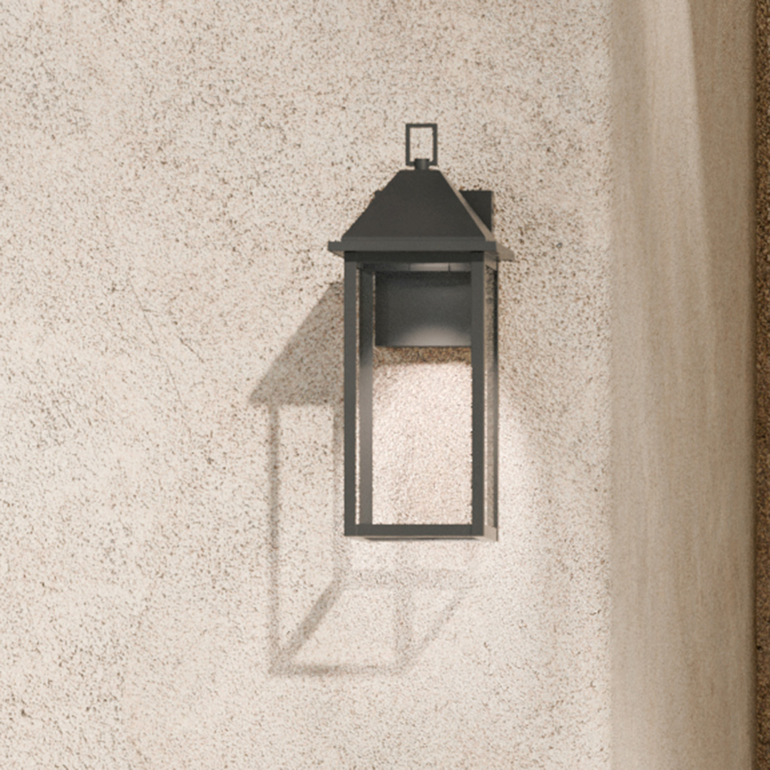 Prin 16.75" 1 Light Wall Light in Black | Kichler Lighting