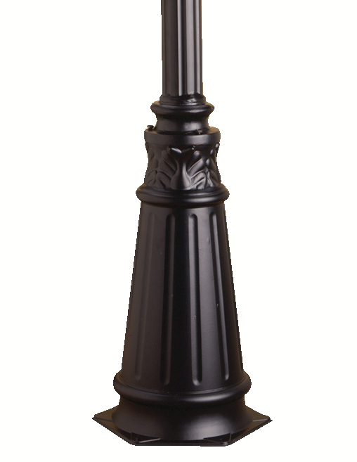 12.75" x 72" Cast Aluminum Post Black | Kichler Lighting