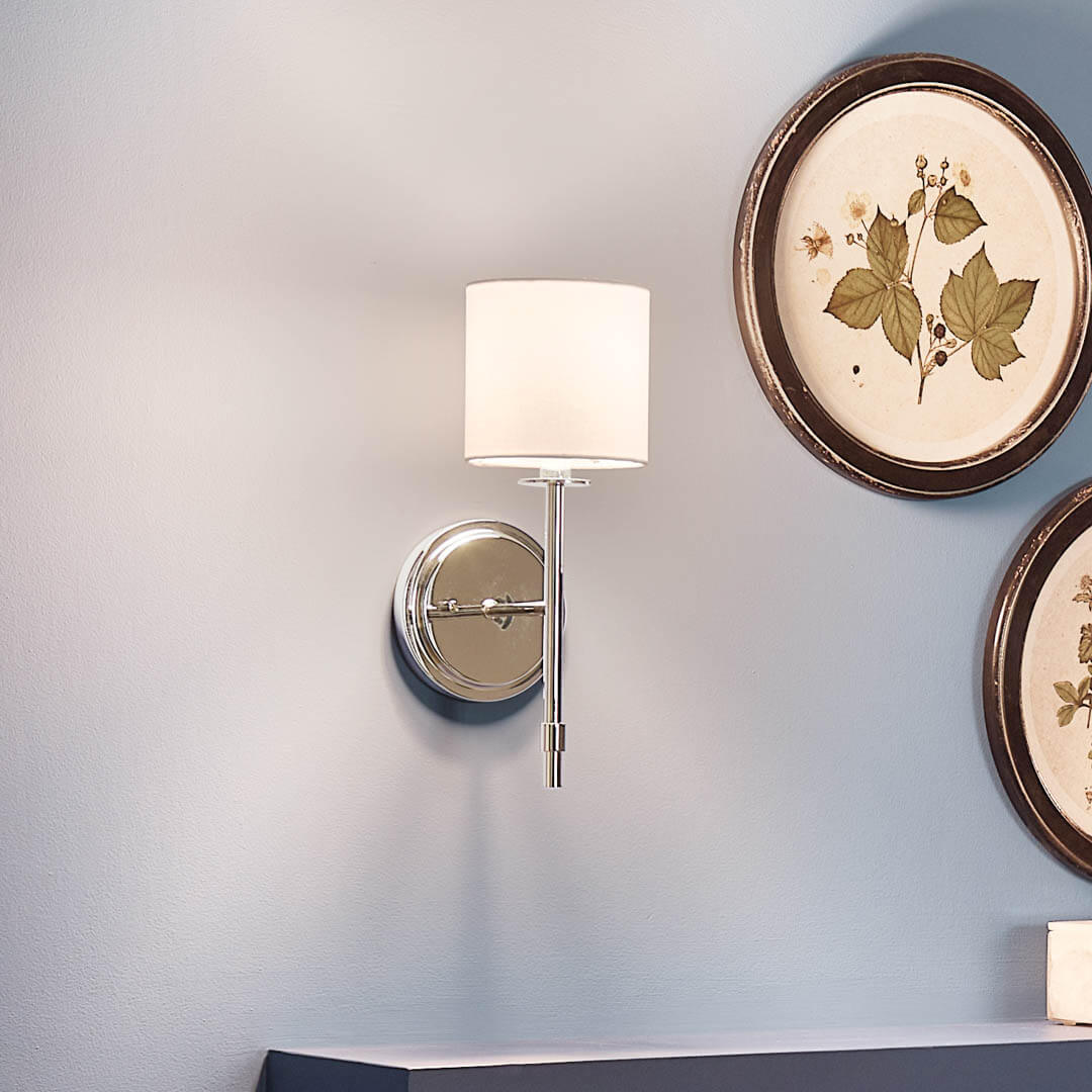 Ali 14" Sconce Polished Nickel | Kichler Lighting