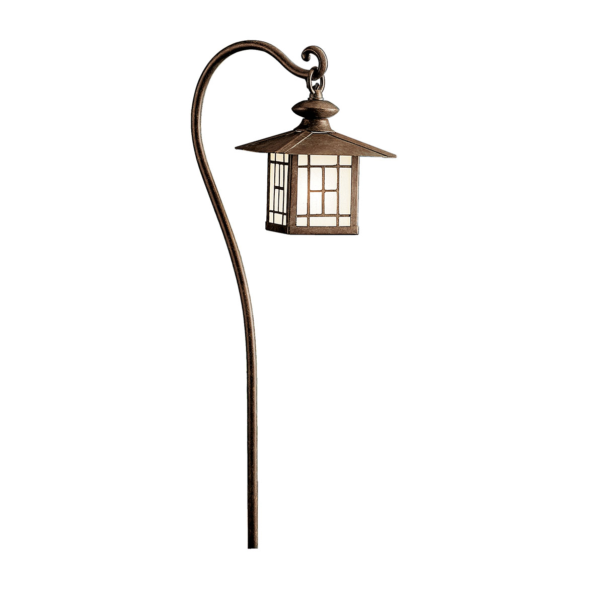 Mission Lantern 12V Path Light Bronze | Kichler Lighting